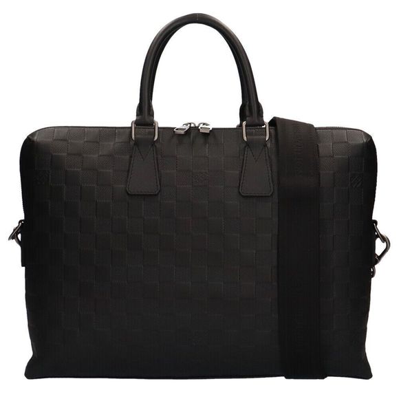 Louis Vuitton | Bags | Louis Vuittonporte Documan Jules Shoulder Bag Leather Damier Anfini ...